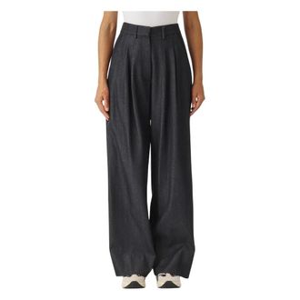 Pantaloni Torino Damen, Hosen, Blau, MGr&ouml;&szlig;e