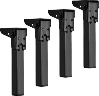 Generic Klappbare Tischbeine - 4-teiliges Schreibtischzubeh&ouml;r, Schreibtisch- und Tischst&uuml;tzen, robuste Metallbeine, einfach zu installierendes Design sorgt f&uuml;