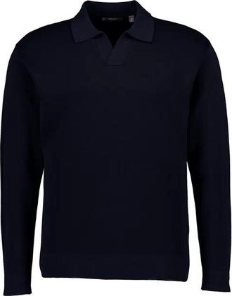 Boggi Milano Herren Pullover blau unifarben