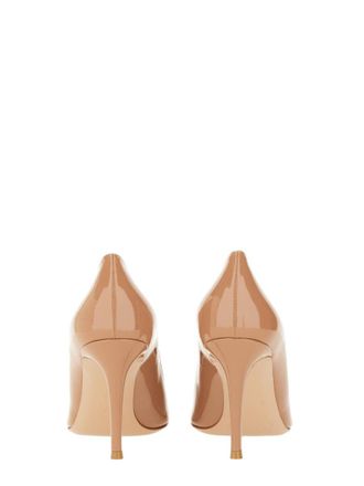 Gianvito Rossi Slender Heel Pumps - Beige