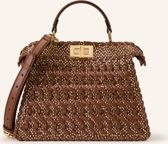 Fendi Handtasche Peekaboo Iseeu braun