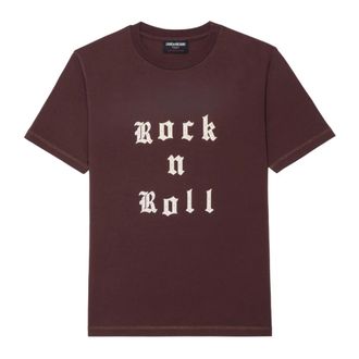 Zadig&Voltaire Femme, Tops, Violet, Taille: 36 FR Edwin T-Shirt