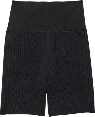 J.W.Anderson Perforated Knit Bermudas - Black