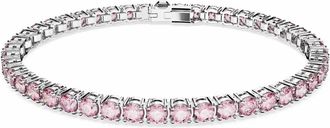 Swarovski Matrix Tennisarmband - - Accessories - Damen - Rosa - ONE SIZE