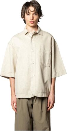 Jacquemus Homme, Chemises, Beige, Taille: S La Chemise Paysan de-N&icirc;mes