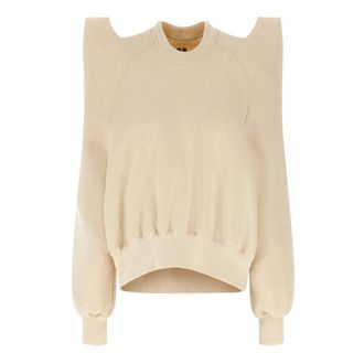 Rick Owens Tecsweat Sweatshirt - - Sweatshirts & Hoodies - Damen - Beige - XS