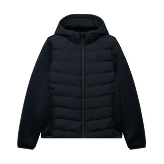 Superdry Veste Hybride Tricot - Homme - Vestes - Bleu - Taille: S