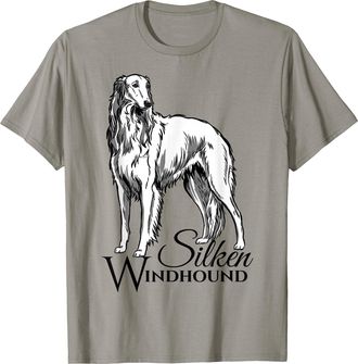Creativemotions Windhund aus Seide T-Shirt