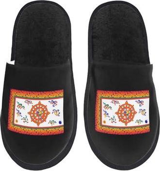 Generic L&eacute;g&egrave;re Pantoufles Drapeau de (1877-1914 ; 1962-1967) Chausson Maison Chaud Chaussons dint&eacute;rieur pour Maison Adulte Ext&eacute;rieur M