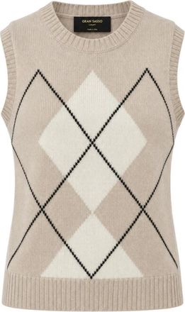 Gran Sasso Maille col rond - Femme - Pulls - Beige - Taille: 50 FR