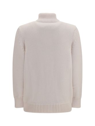 Ella Womens High Neck Cardigan Panna Merino Wool Ovis Aries Down Jackets Sweater