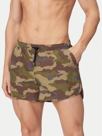 Aeronautica Aeronautica Militare Badeshorts 261BW0231UCT04312 Dunkelgr&uuml;n Regular Fit