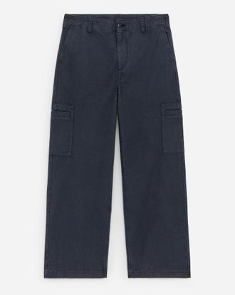 Arket Lockere Workwear-Hose -Blau