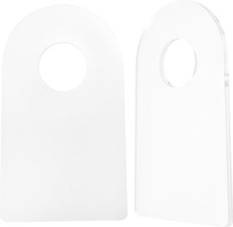 Angoily Alipis 2 St&uuml;ck Acryl Weinflaschenregal Freistehend Schmaler Weinst&auml;nder f&uuml;r Arbeitsplatte Transparenter Flaschenhalter f&uuml;r Zuhause und Gastronomie