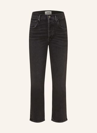 A Gold E Agolde Straight Jeans Riley schwarz