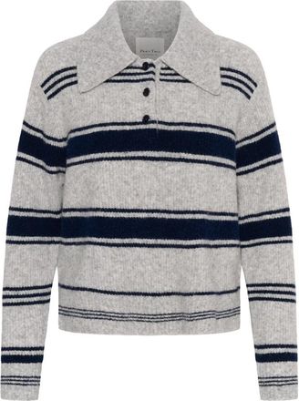 Part Two Rundhals-Strickware - - Knitwear - Damen - Grau - L