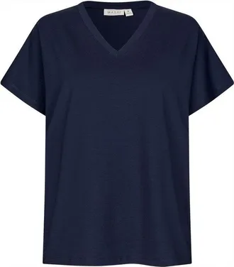 Masai Kurzarmshirt MaBadu V-Ausschnitt und kurze &Auml;rmel