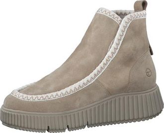 Tamaris Bottines pour femme 1-1-26865-41-400 Beige Velours, beige, 37 EU