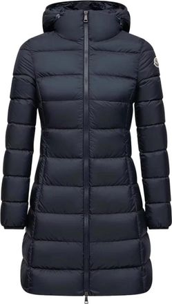Moncler Gie Long Daunenjacke - - Coats - Damen - Blau - XL