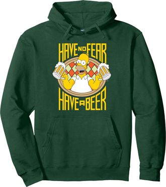 The Simpsons Die Simpsons Homer Beer Fear Chill-Out Weekend Brewmaster Pullover Hoodie