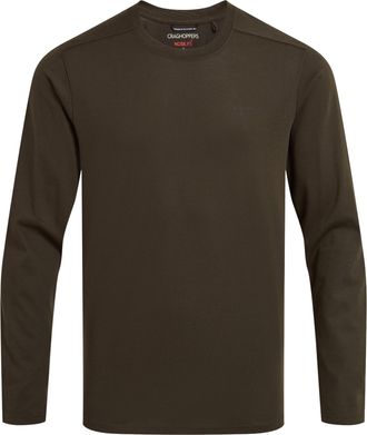 Craghoppers Abel T-Shirt f&uuml;r Herren Lang&auml;rmlig (Waldgr&uuml;n)