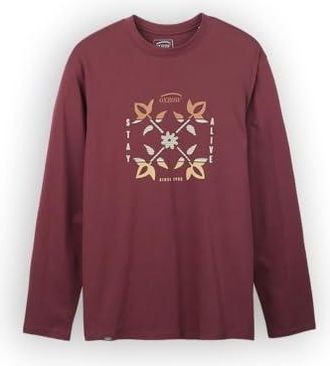Oxbow Tee-shirt manches longues eco CROSS Hiver 2025 Manches longues, Col rond, Motif sur lavant