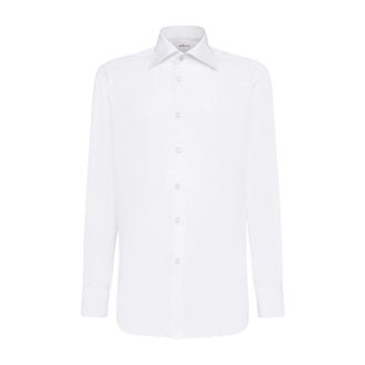 Kiton Wei&szlig;es Baumwollhemd - - Shirts - Herren - Wei&szlig; - 3XL