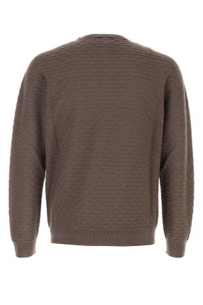Giorgio Armani Virgin Wool Sweater - Brown