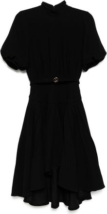 Saiid Kobeisy robe courte en crêpe - Noir