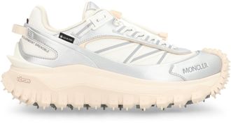 Moncler Womens Sneakers Trailgrip Gtx Silver Polyamide Trainers