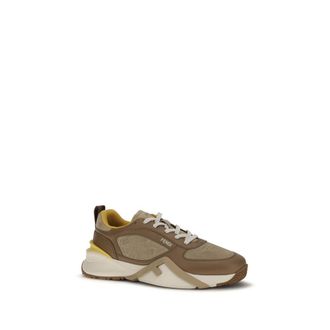 Fendi Mens Multicolor Calf Leather Bos Taurus Athletic Sneakers