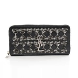 Saint Laurent Pre-owned Leder Portemonnaies - - Pre-owned - Damen - Schwarzk - ONE SIZE