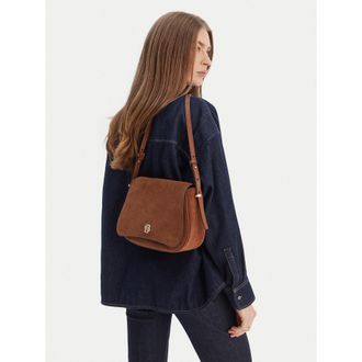 HUGO BOSS Handtasche BOSS Boss Beyond Saddle S 50557963 Braun