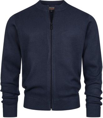 Indicode Strickjacke Herren INLaos Herrenstrickjacke Moderne Strickjacke mit Reißverschluss