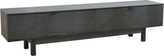 Oviala Oviala - Meuble tv 2 portes rectangulaire L160 cm noir