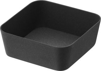 Yamazaki Tableware Yamazaki 4224 TOWER Ablageschale S, schwarz, Stahl, minimalistisch, 9 x 9 x 4 cm