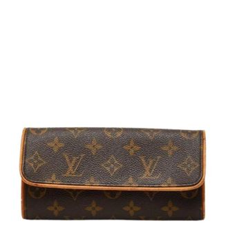 Louis Vuitton Sac bandouli&egrave;re Pochette Twin PM Monogram doccasion - Femme - Pre-owned - Brun - Taille: ONE Size