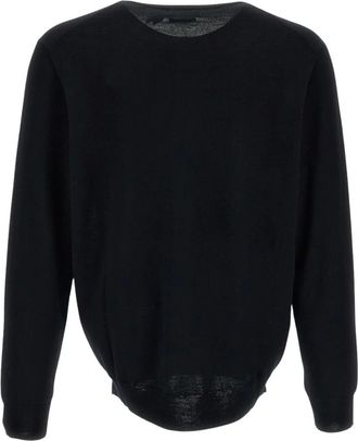 Polo Ralph Lauren Homme, Pulls, Noir, Taille: XL Pull col rond en laine M&eacute;rinos