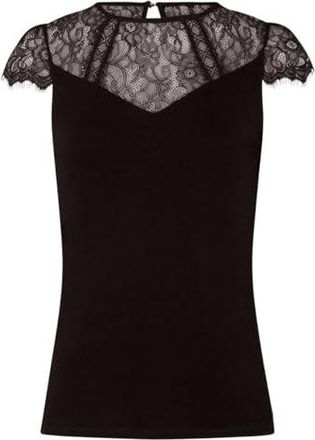 Morgan Femme 232-dgiulia T-shirt, Noir, XS EU