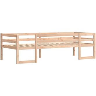 vidaXL Cadre de lit denfant 75x190 cm bois de pin massif Vidaxl