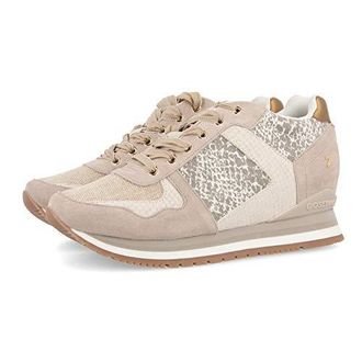 Gioseppo Gioseppo Femme Howrah Sneakers Basses, Beige, 39 EU