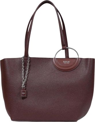 Replay Sac Moyen Mod&egrave;le Effet Martel&eacute; Synth&eacute;tique - Femme - Sacs - Brun - Taille: ONE Size