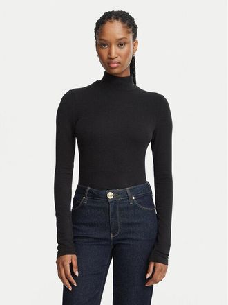 Tommy Hilfiger Bluse WW0WW52361 Schwarz Slim Fit