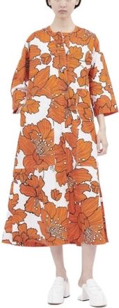 Odeeh Femme, Robes, Multicolore, Taille: 40 FR Robe Midi d&Eacute;t&eacute;