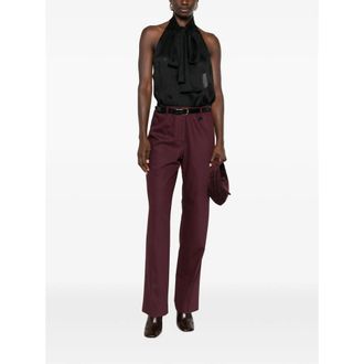 Burberry Wallis Trousers - Red