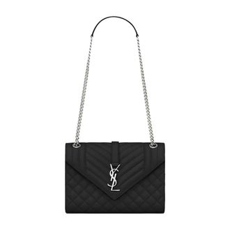 Saint Laurent Envelope Medium Bag - - Bags - Damen - Schwarzk - ONE SIZE