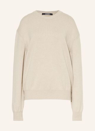 Jacquemus Jacquemus Pullover La Maille Moulin Mit Merinowolle beige