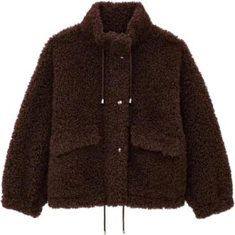 BA&SH Kunstpelzjacke - - Jackets - Damen - Braun - XS