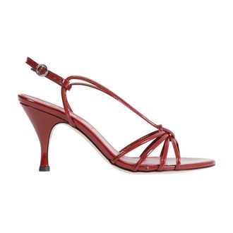 Aeyde Femme, Chaussures, Rouge, Taille: 40 EU Solange Patent Leather Sandales