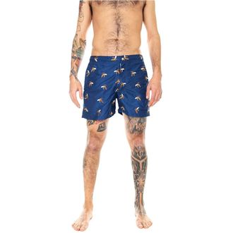 OAS Shorts de bain imprim&eacute;s - Homme - Maillots de bain - Bleu - Taille: S